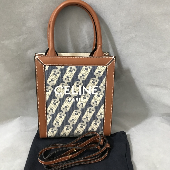 Bags | Celine Mini Brown Tote Bag | Poshmark